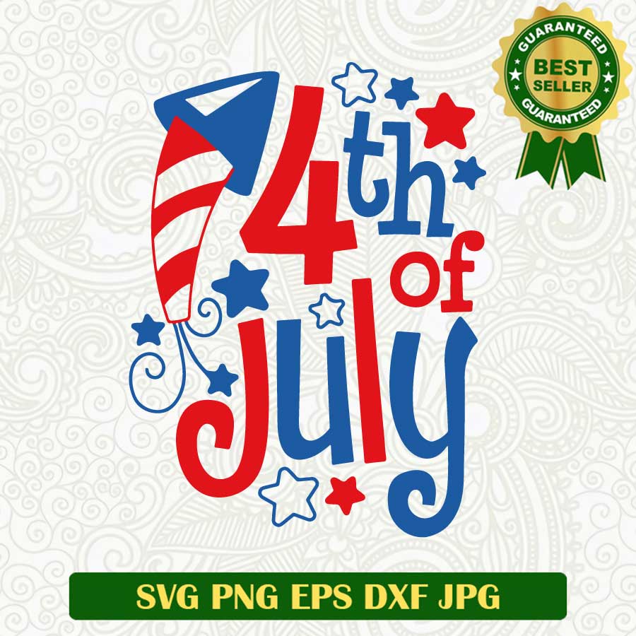 4th Of July firework SVG, USA independence day SVG, Usa flag firework ...