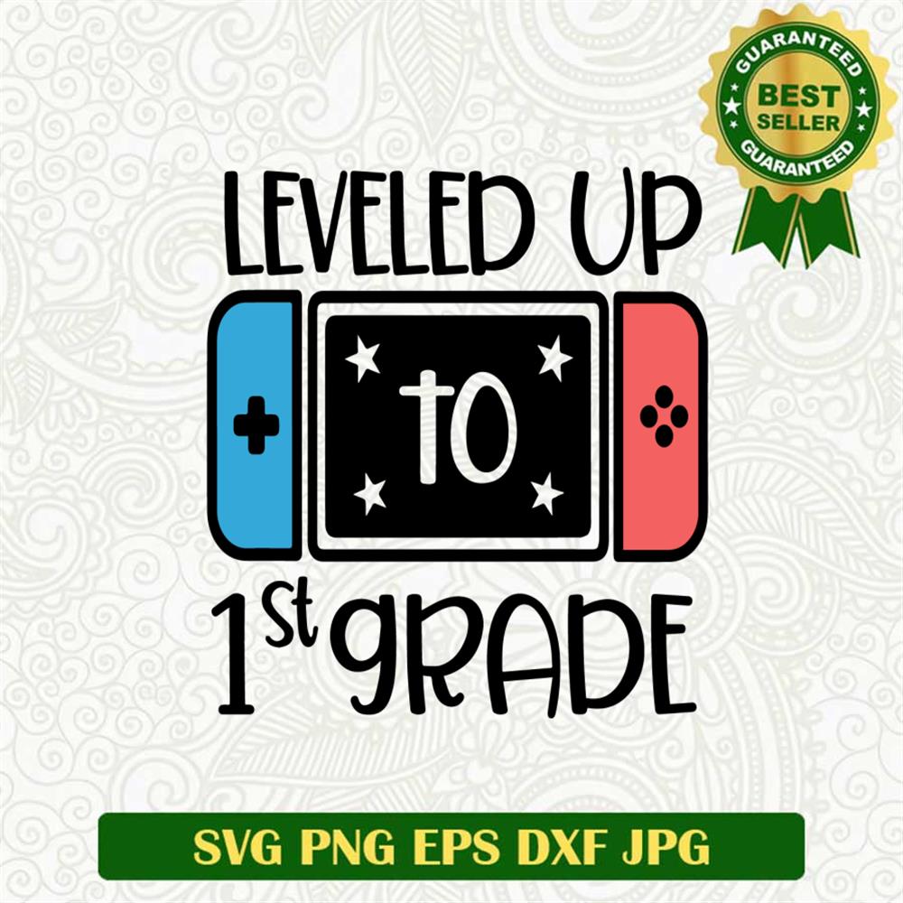 First Grade Gamer SVG, Back to School Pixel SVG, Level Up Kid Shirt SV ...