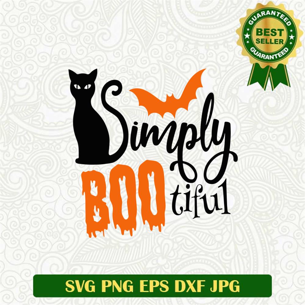 Simply bootiful Cat SVG, Bootiful halloween SVG, Halloween SVG PNG – Lightberty