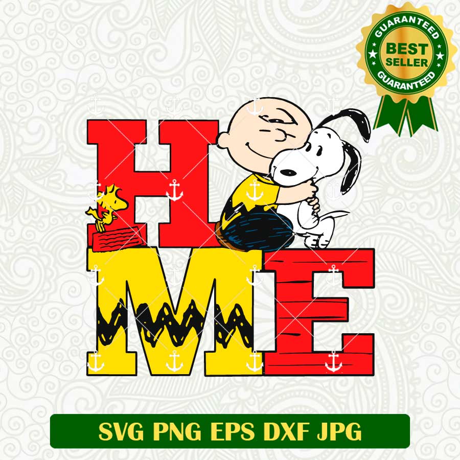 Snoopy Home SVG, Snoopy And Charlie Brown SVG PNG, Snoopy Peanuts SVG ...