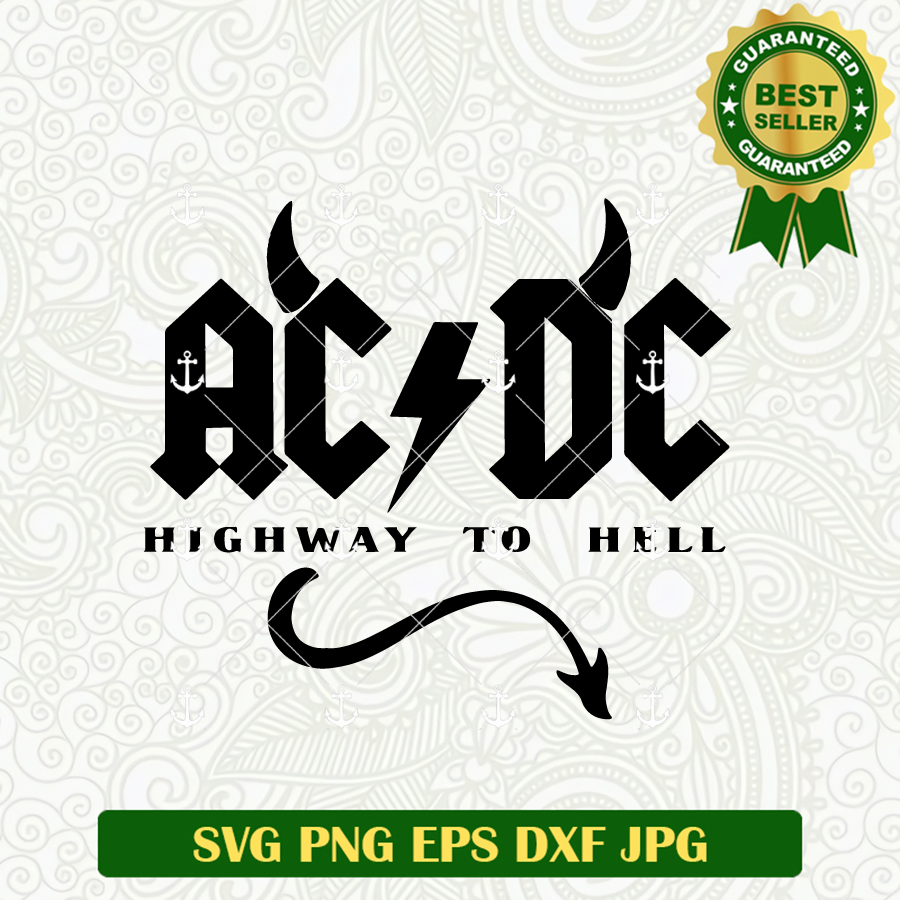 ACDC Band Logo SVG, Rock Band ACDC SVG, Highway to Hell SVG – Lightberty
