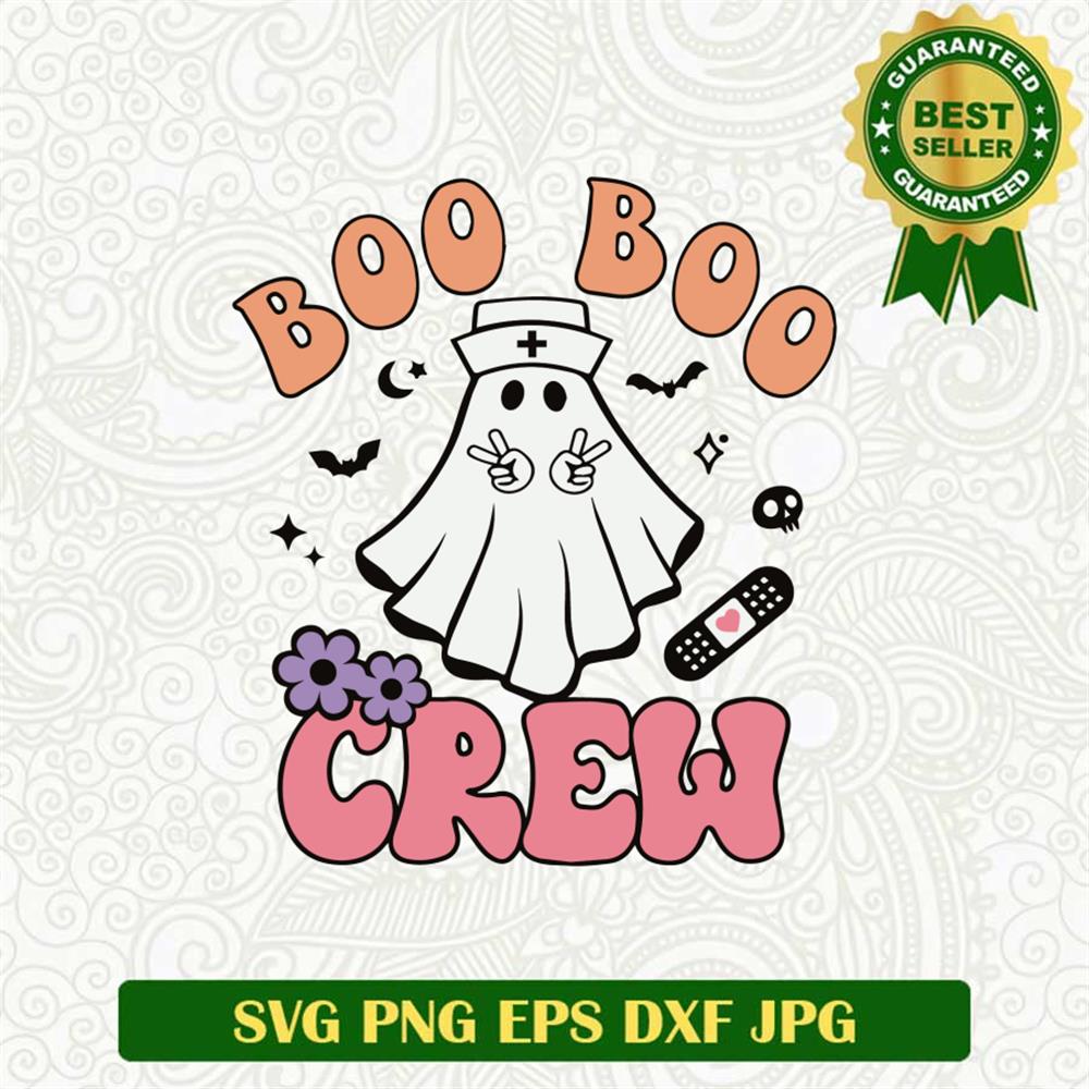 Boo Boo Crew SVG, Funny Nurse Squad SVG, Medical Halloween Humor SVG P ...
