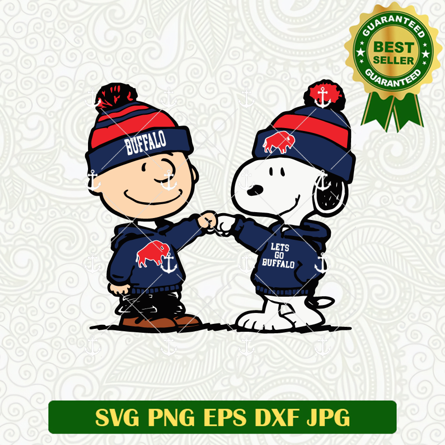 Charlie Brown and Snoopy SVG, Buffalo Bills SVG, Peanuts SVG – Lightberty