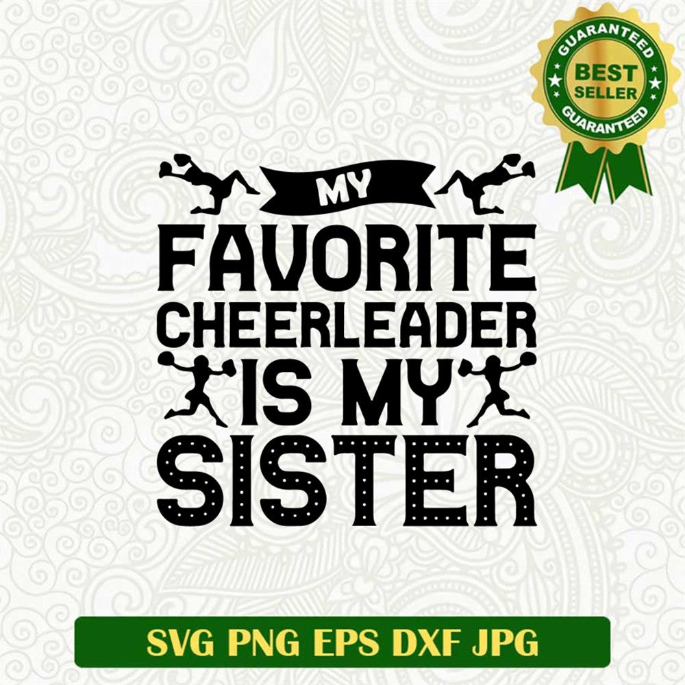 Cheer Sister Svg, Little Fan Girl Svg, Cute Cheerleading Svg Png ...