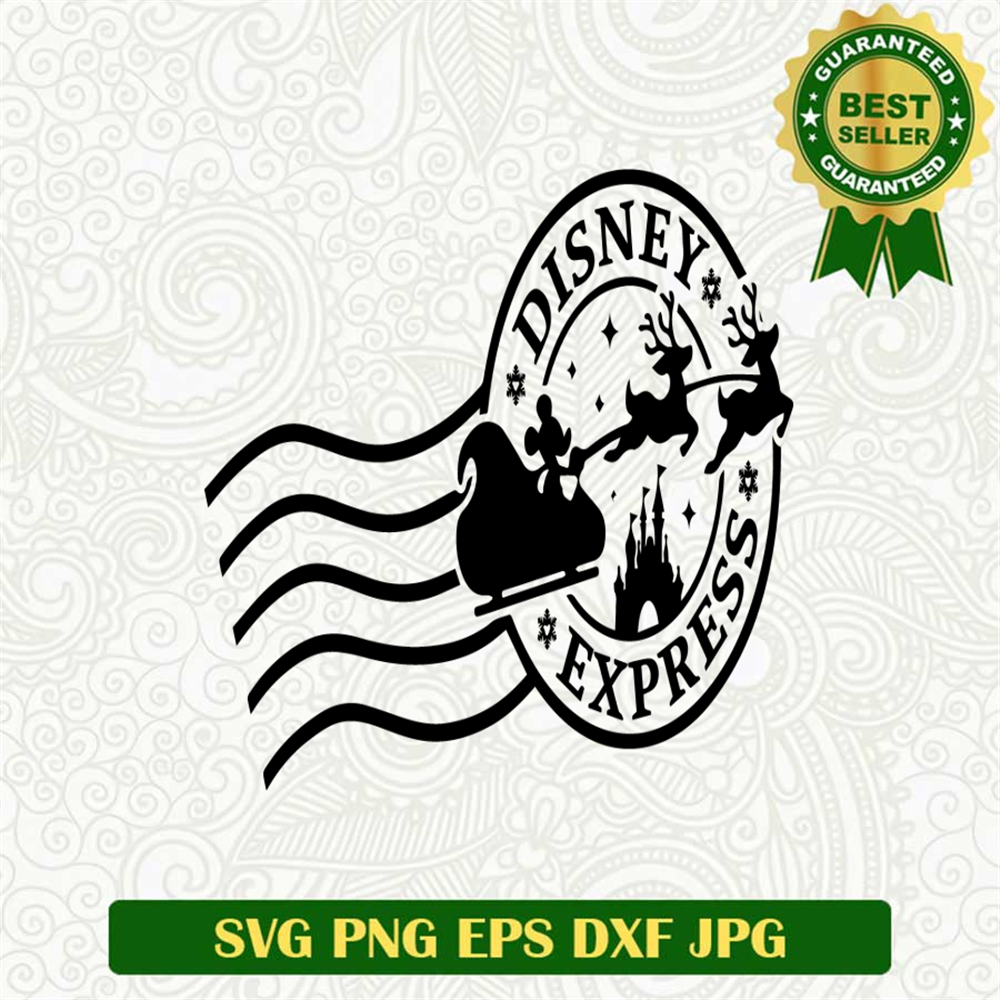 Christmas Disney Express SVG, Disney Castle SVG, Christmas SVG – Lightberty
