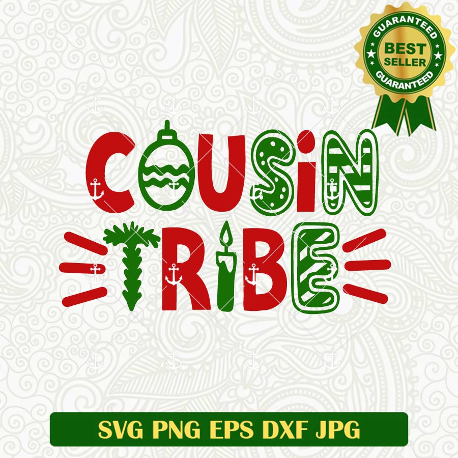 Cousin Tribe Christmas SVG, Christmas Santa SVG, Cousin SVG PNG ...