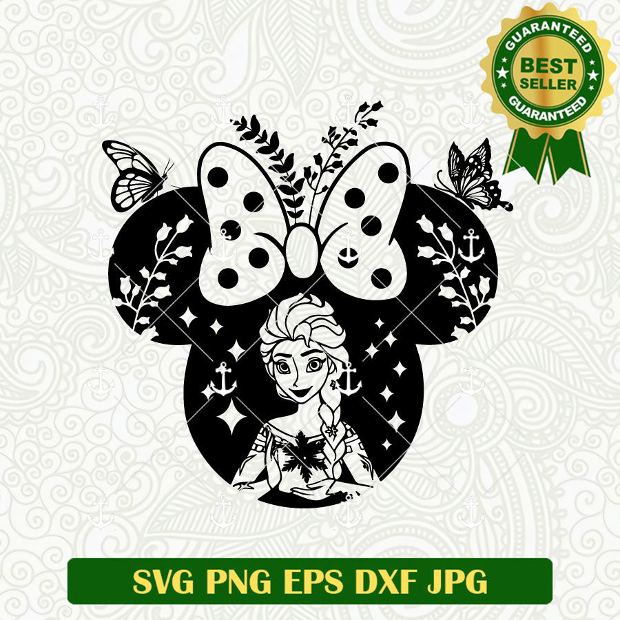 Disney Head Elsa SVG, Elsa Mickey Head SVG cricut – Lightberty