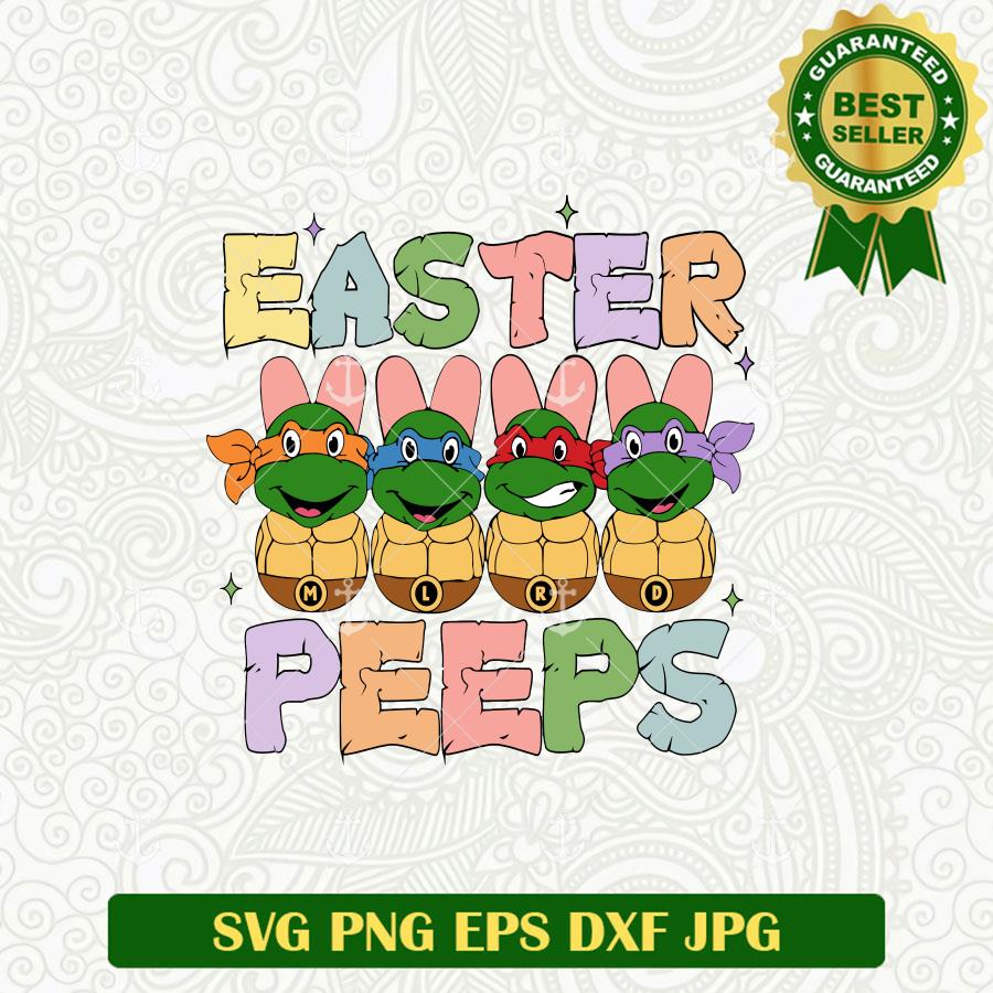 Easter Peeps Ninja Turtle SVG, Ninja Turtle Easter SVG PNG – Lightberty