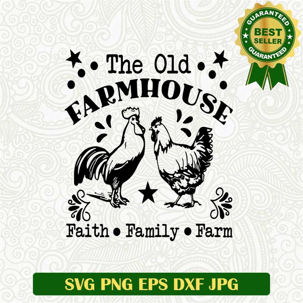 Farmhouse Faith SVG, Rustic Family Home SVG, Country Life Quote SVG PN ...