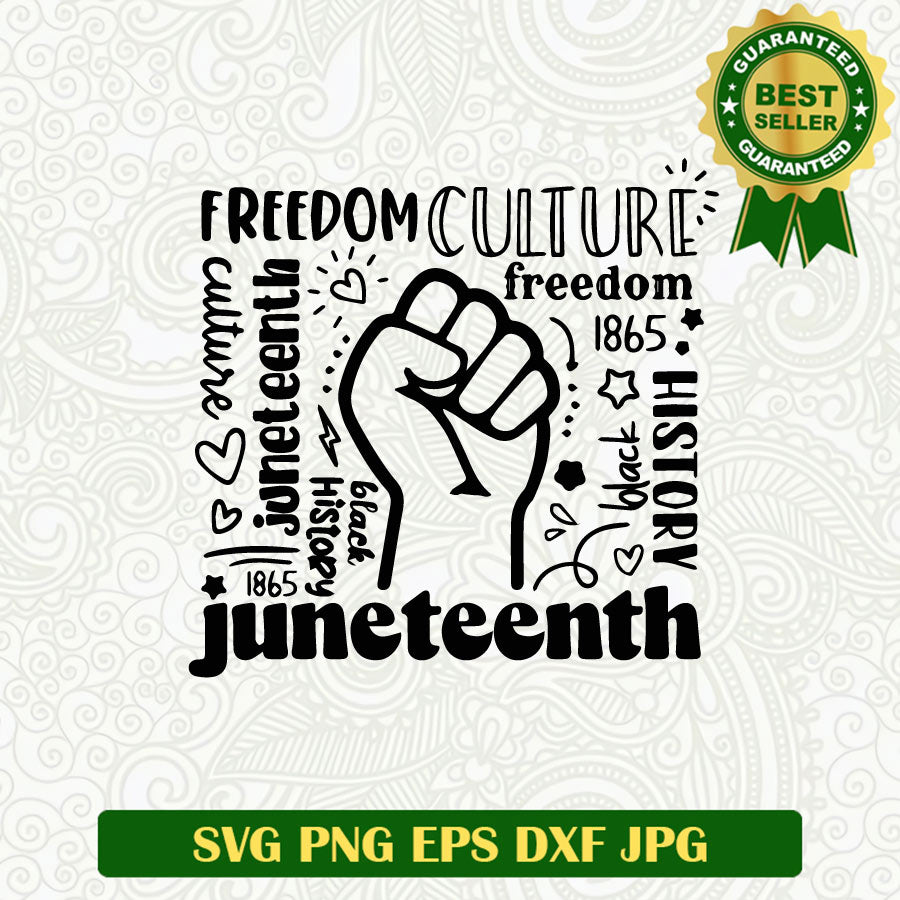 Freedom Culture Juneteenth SVG, Juneteenth 1865 Free ish SVG, Black Hi ...
