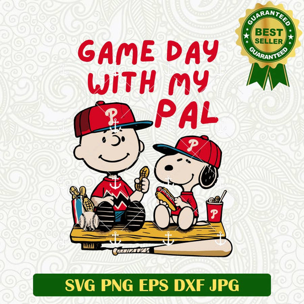 Game Day With My Pal Snoopy SVG, Philadelphia Phillies SVG, Phillies B ...