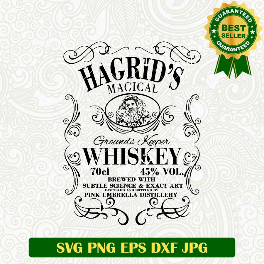 Hagrid's Magical Grounds Keeper Whiskey SVg, Harry Potter Funny SVG, H ...