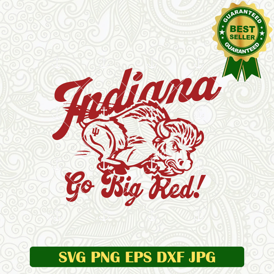 Indiana Go Big Red SVG, Indiana Hoosiers Football SVG, National Champi ...