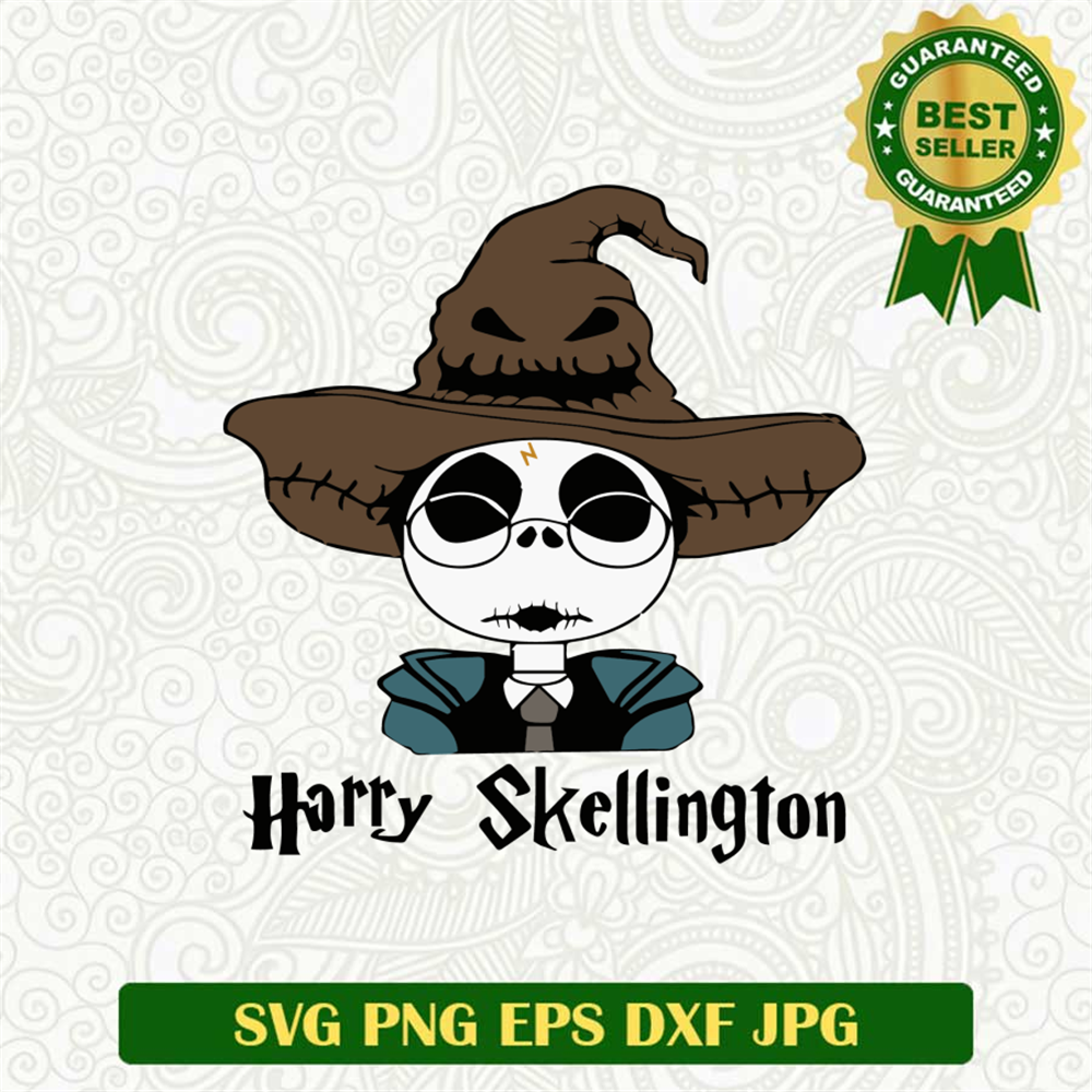 Jack Skellington Sorting Hat SVG, Harry Skellington SVG, The Nightmare ...