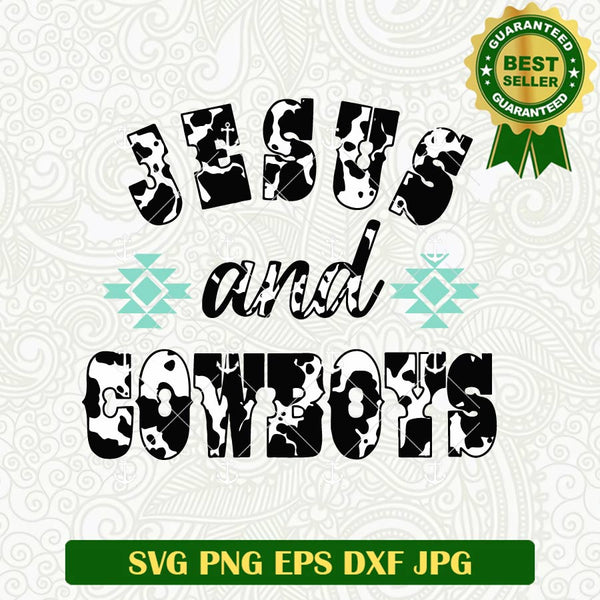 Jesus And Cowboys SVG, Jesus Western SVG, Cowboys SVG – Lightberty