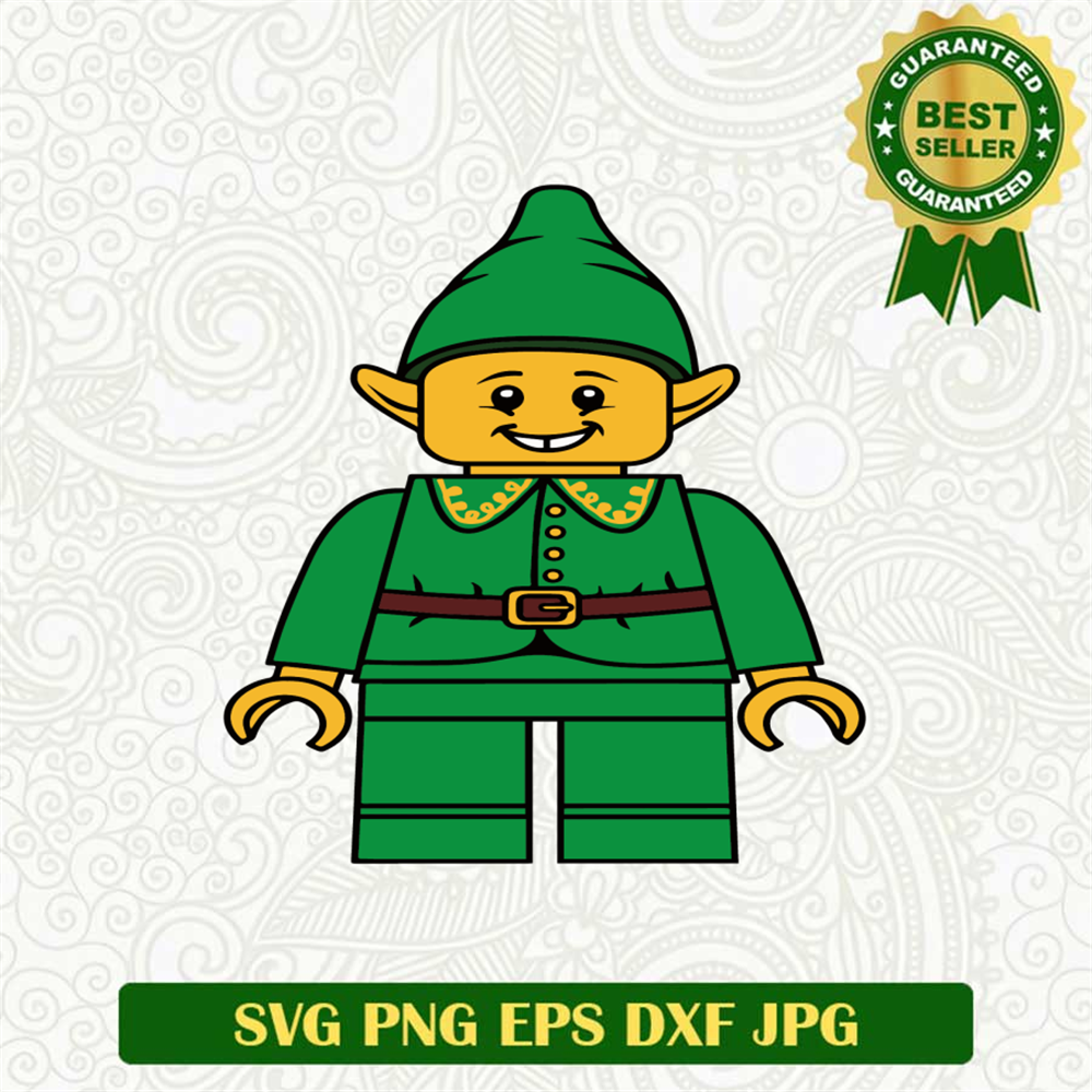 Lego Minifigure Holiday Elf SVG, Holiday Elf SVG, Series 11 SVG ...