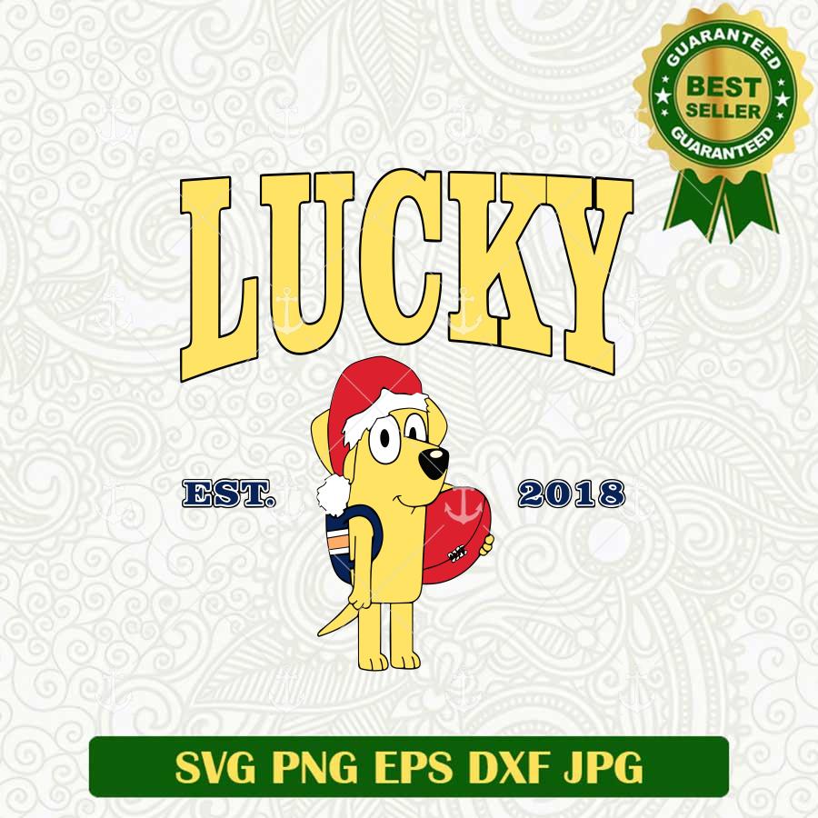 Lucky est 2018 Bluey SVG, Lucky's Dad Bluey Characters SVG PNG – Lightberty