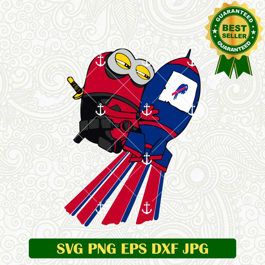 Minions Buffalo Bills Svg, Buffalo Bills SVG, Bills NFL SVG PNG ...