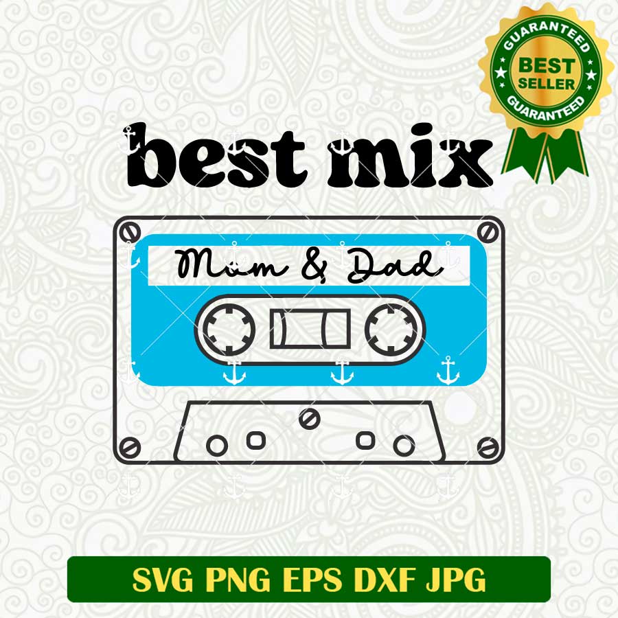 Mixed Family SVG, Mom Dad Best Mix SVG, Cute Kid SVG PNG – Lightberty
