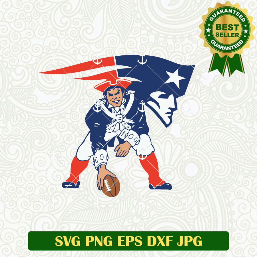 Pat Patriot New England Patriots SVG, Pat The Patriot SVG, Militia Sol ...