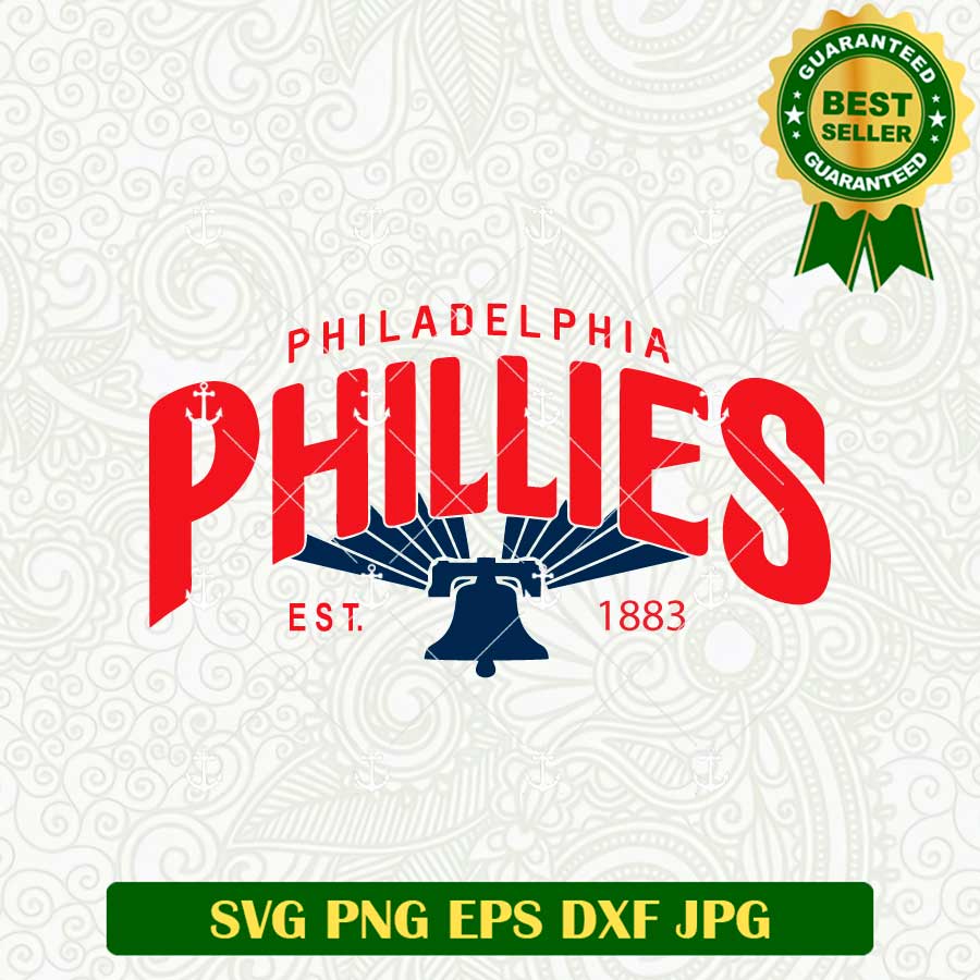 Philadelphia Phillies Est 1883 SVG, Phillies Baseball SVG PNG Files ...