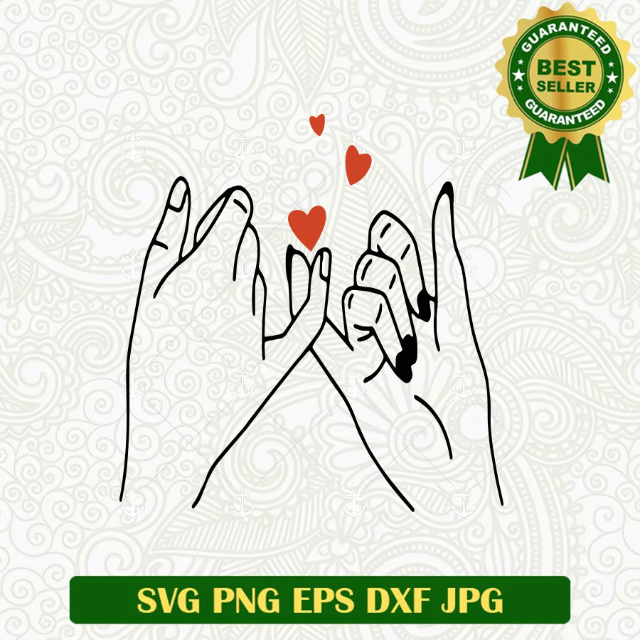 Pinky Promise SVG, Love Couple SVG, Love SVG – Lightberty