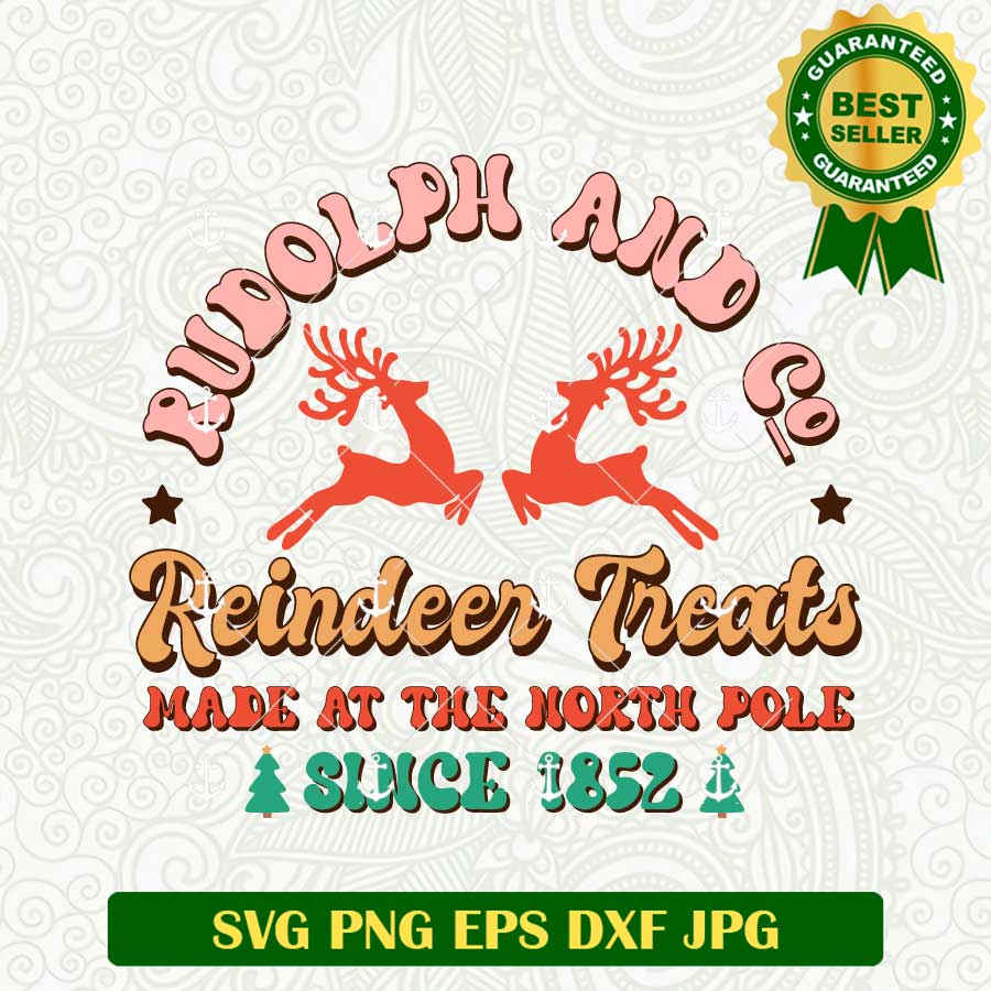 Rudolph And Co Reindeer Treats SVG, Christmas Reindeer SVG PNG, Christ ...