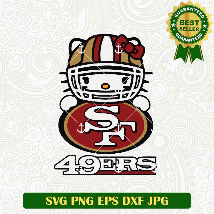 San Francisco 49ers Hello Kitty SVG, Hello Kitty SVG, San Francisco 49 ...