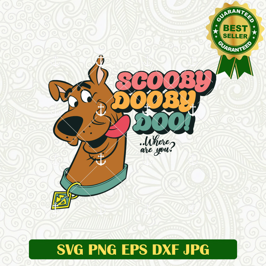 Scooby Dooby Doo SVG, Scooby-Doo Cartoon SVG, Scooby-Doo Dog SVG PNG ...