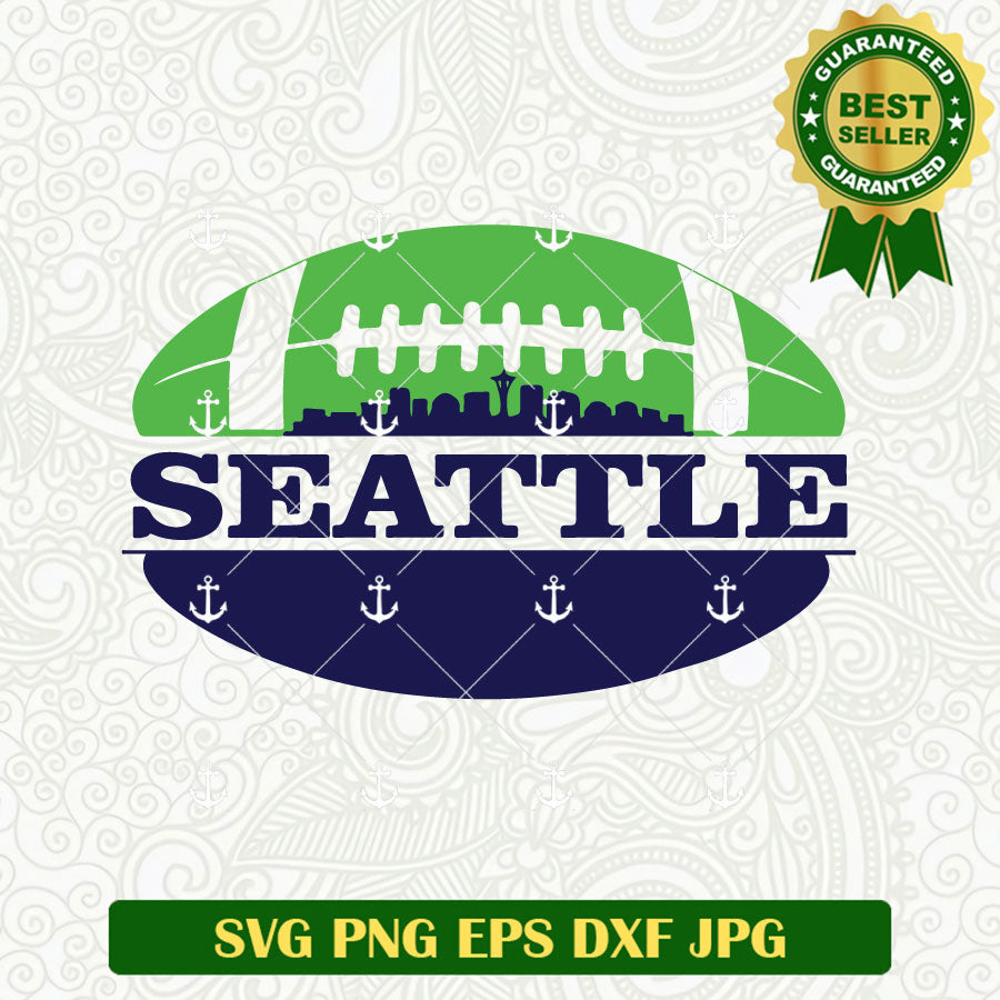 Seattle City Football SVG, Seattle Seahawks SVG, Football NFL SVG ...