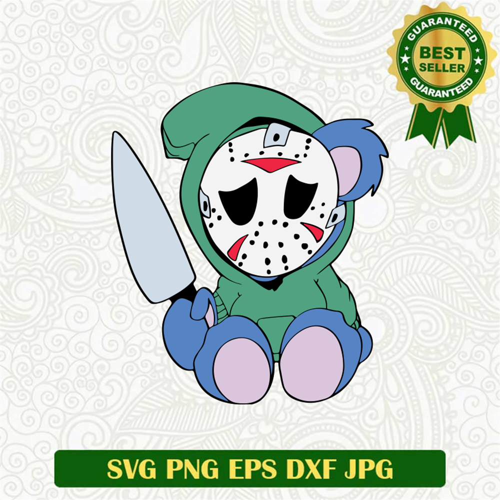 Stitch Jason Voorhees Horror SVG, Stitch Jason Voorhees SVG PNG ...