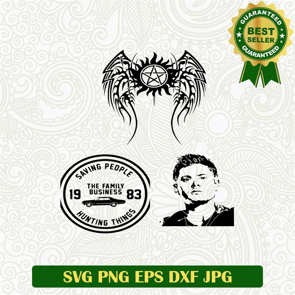 Supernatural SVG, Saving People, Hunting Things, The Family Business 1 ...
