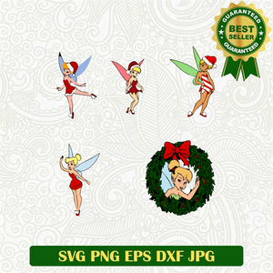 Tinker Bell SVG, Tinker bell christmas SVG, Disney SVG – Lightberty