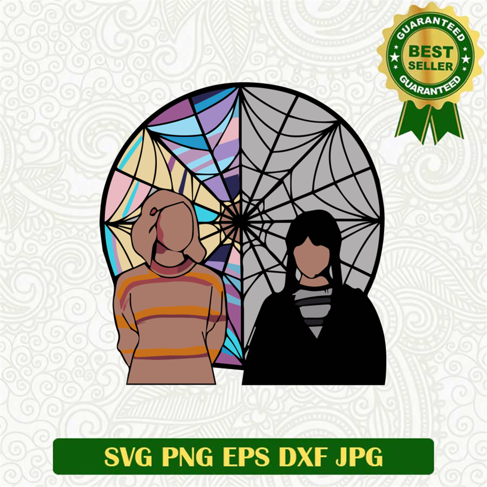 Wednesday And Enid Wenclair SVG, Wednesday SVG, Netflix SVG – Lightberty