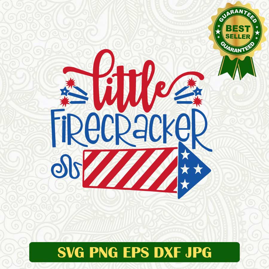 Little firecracker SVG, 4th of July SVG, American independence day ...