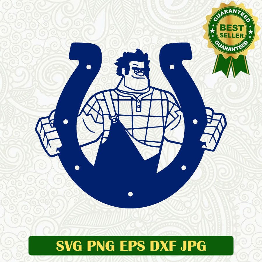 Wreck-it Ralph Indianapolis Colts SVG, Football SVG, NFL Team logo ...