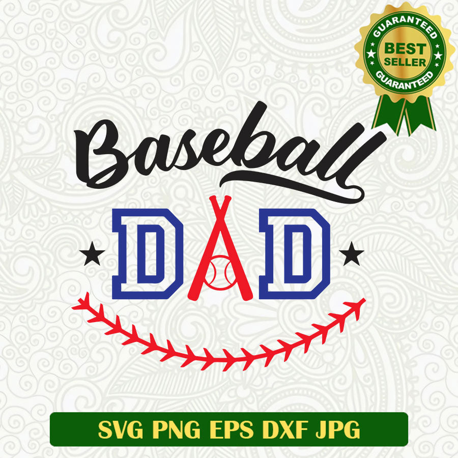 Baseball dad SVG, Baseball Stitch SVG, Funny Baseball family SVG ...